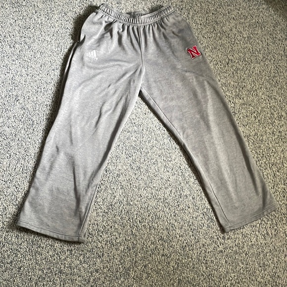 adidas | Pants | Adidas Nebraska College Sweat Pants | Poshmark